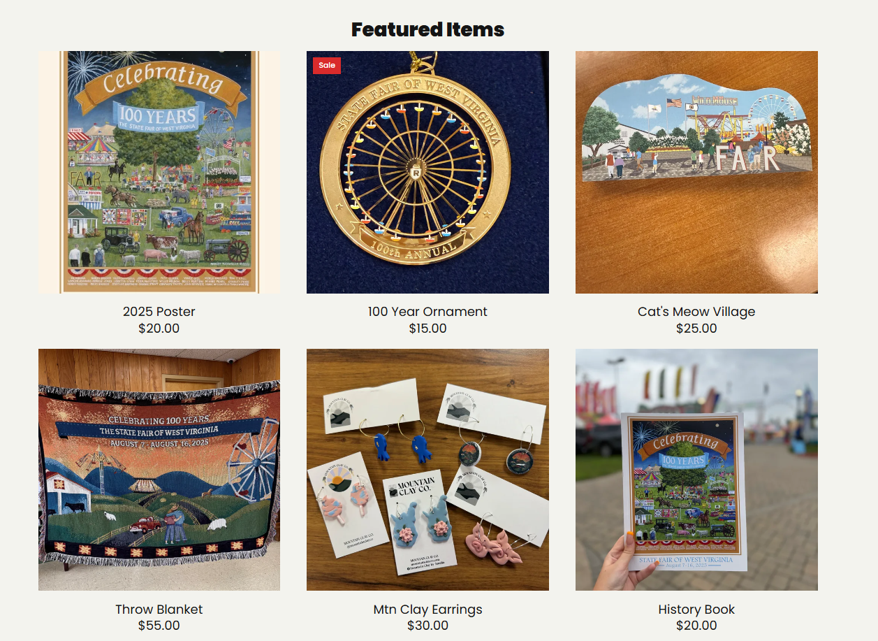 Merch | State Fair of West Virginia
